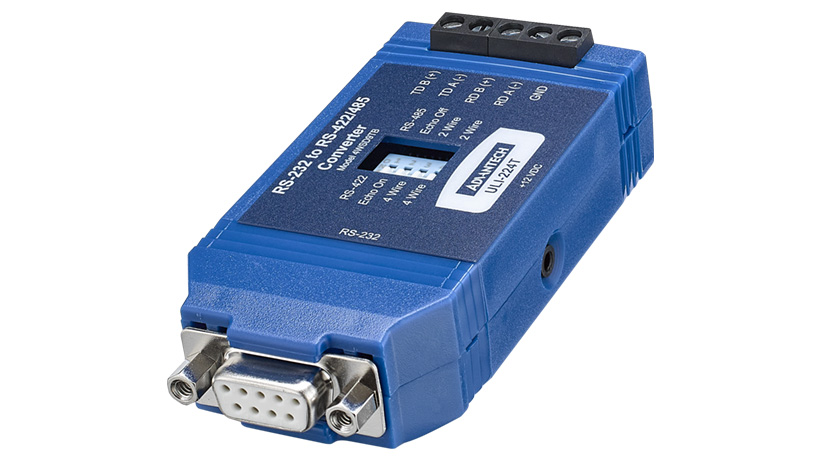 ULI-224T RS-232 (DB9 母口) 至 RS422/485 (端子排) 转换器 ULI-224T |研华 IoTMart